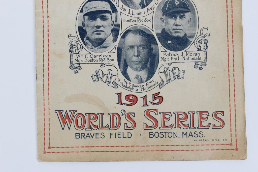1915 Red Sox Pitching Staff with Babe Ruth - Baseball History Comes Alive