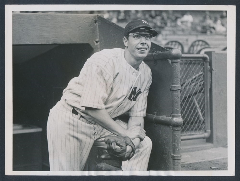 Joe DiMaggio Makes His First Appearance in a Yankee Uniform! - Baseball ...