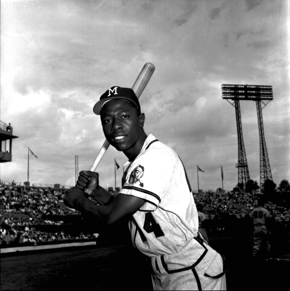 A “Promising Young Rookie” Named Hank Aaron Fills in for Bobby Thomson ...