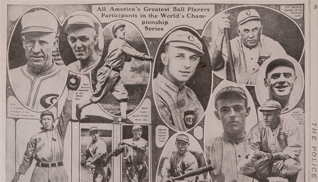 Another Look at the 1919 World Series: The Cincinnati Reds - Baseball ...