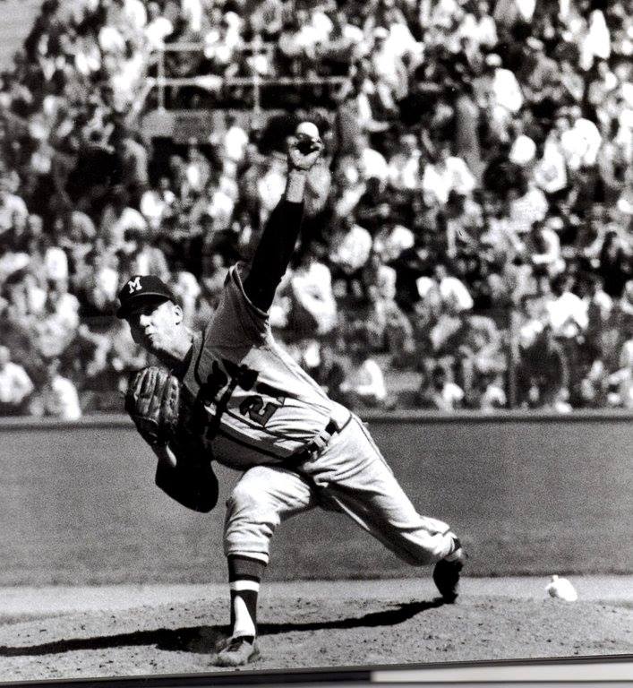 Forty-Year-Old Warren Spahn Throws a No-Hitter! - Baseball History ...